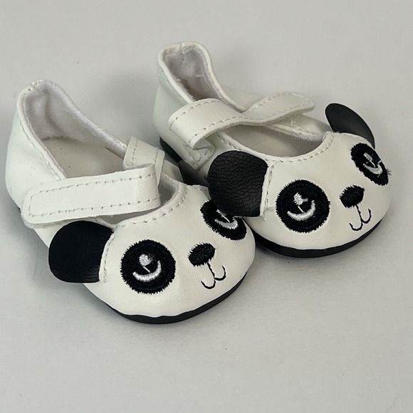 American Girl | Toys | Panda Bear Doll Shoes White Mary Jane Shoes For ...